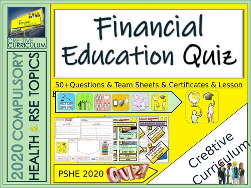 End of Year Financial Education Quiz | Teaching Resources