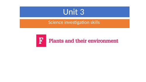 BTEC Applied science Unit 3 Aim F plants and their environment ...