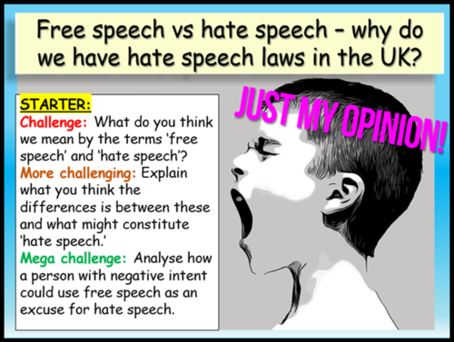 Extremism - Hate Speech | Teaching Resources