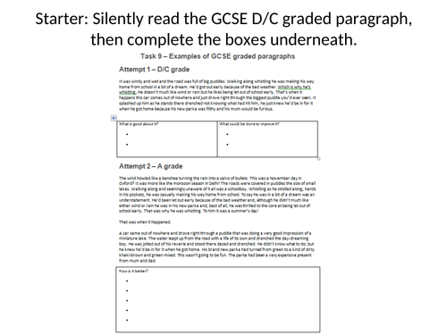 Creative Writing - Year 7 (age 11-13) | Teaching Resources