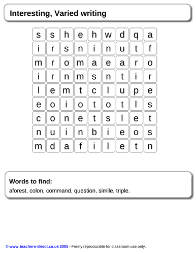 Creative Writing - Year 7 (age 11-13) | Teaching Resources