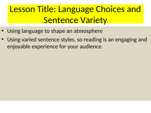 Creative Writing - Year 7 (age 11-13) | Teaching Resources