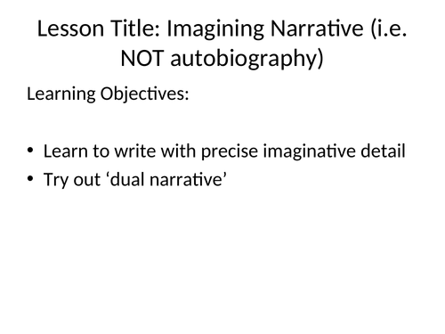 Creative Writing - Year 7 (age 11-13) | Teaching Resources