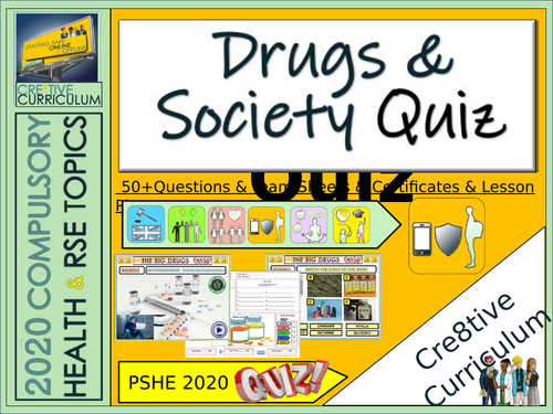 End of Year Drugs Quiz | Teaching Resources