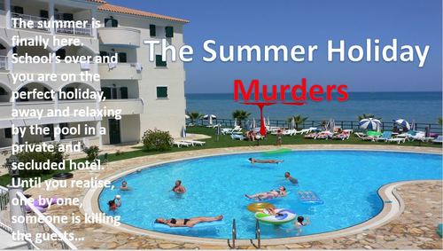 The Summer Holiday Murders - One Off Lesson | Teaching Resources