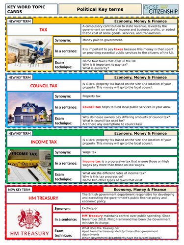 UK Tax System - Home learning | Teaching Resources