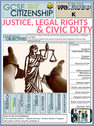 Justice + Legal Rights | Teaching Resources