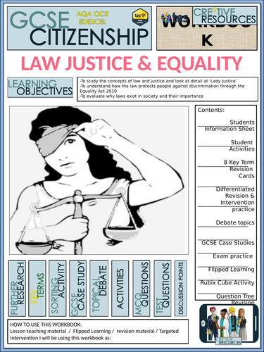 Law + Justice - Work From Home Pack - | Teaching Resources