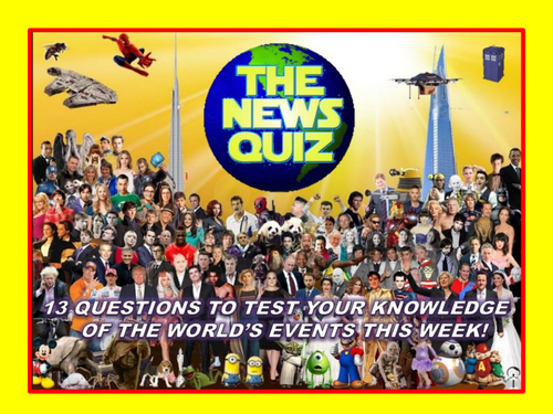 ONE YEAR of The News Quiz 2019-2020 Academic Year Tutor Form time ...