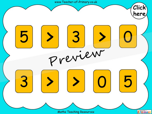 Ordering Numbers - Year 1 | Teaching Resources