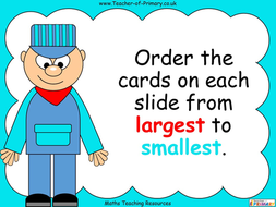 Ordering Numbers - Year 1 | Teaching Resources