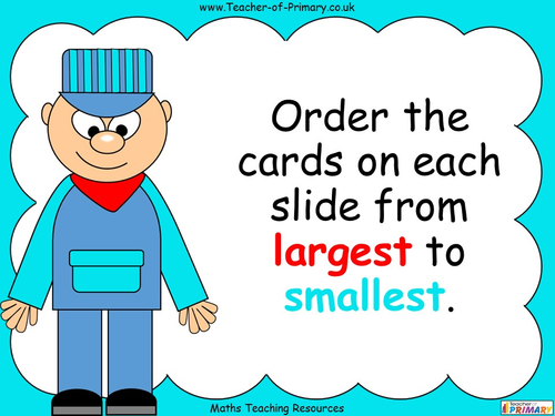 Ordering Numbers - Year 1 | Teaching Resources