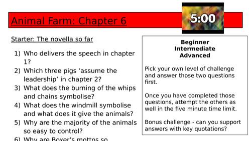 Animal Farm Scheme of Work | Teaching Resources