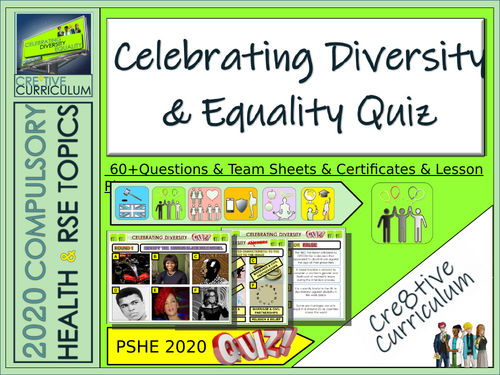 Equality Diversity Quiz | Teaching Resources