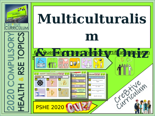 Multiculturalism and Equality Quiz | Teaching Resources