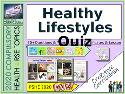 Healthy Lifestyles Quiz by cre8tivecurriculum | Teaching Resources