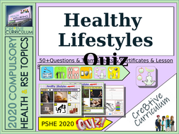 Healthy Lifestyles Quiz | Teaching Resources