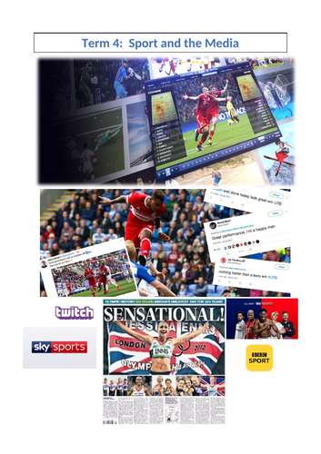 Cambridge Nationals Sports Studies Media in Sport Assignment Work ...