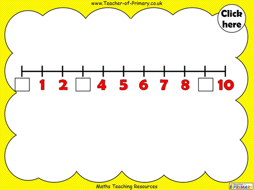 The Number Line - Year 1 | Teaching Resources