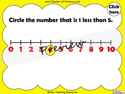 The Number Line - Year 1 | Teaching Resources