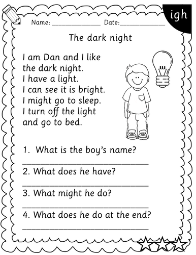Reception/Year 1 Read Write Inc reading comprehension workbook - RWI ...
