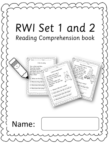 Reception/Year 1 Read Write Inc reading comprehension workbook - RWI ...