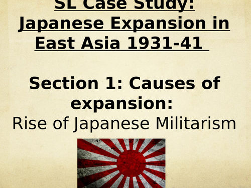 The Move to Global War- Japan | Teaching Resources