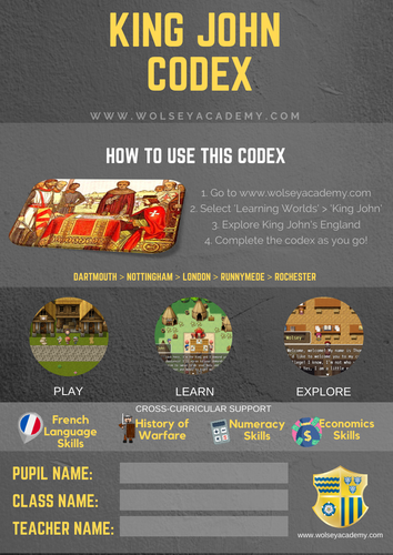 King John – Richard I, The Crusade & John (1/7) – Mini SOW | Teaching ...