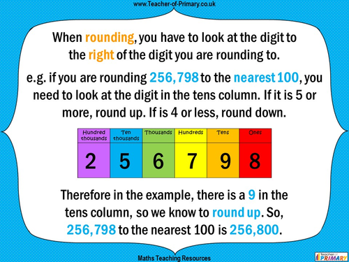 Rounding Numbers - Year 6 | Teaching Resources