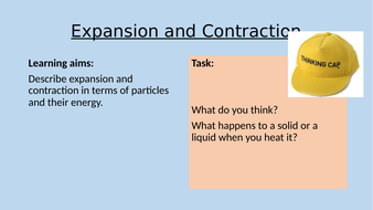 KS3 Expansion and Contraction | Teaching Resources