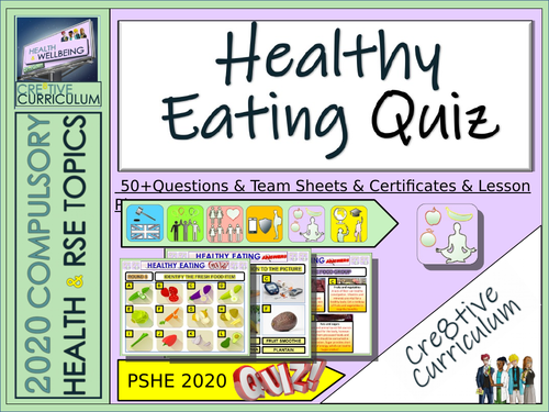 Healthy eating Quiz | Teaching Resources