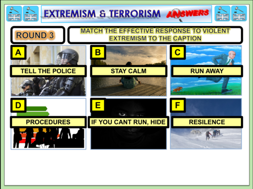 Extremism and Anti - Terrorism Quiz | Teaching Resources