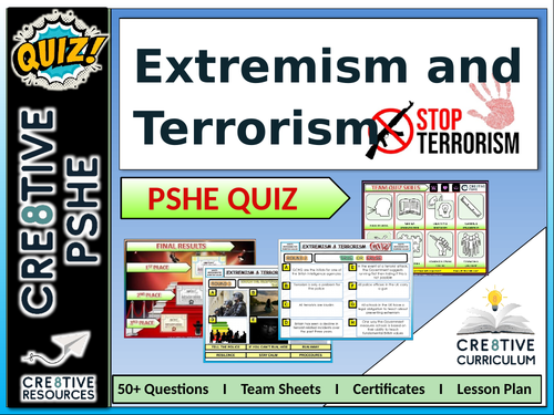Extremism and Anti - Terrorism Quiz | Teaching Resources