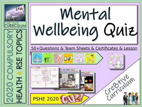 Wellbeing Quiz | Teaching Resources