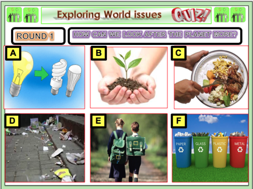 World Issues & Environment Quiz | Teaching Resources
