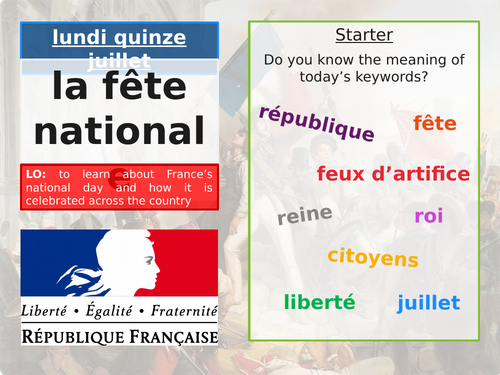 Bastille Day (Fête nationale - 14 Juillet) | Teaching Resources