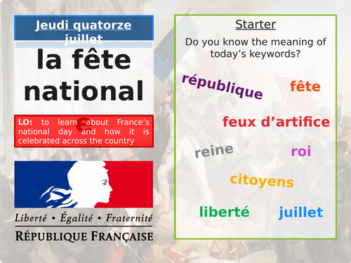 Bastille Day (Fête nationale - 14 Juillet) | Teaching Resources