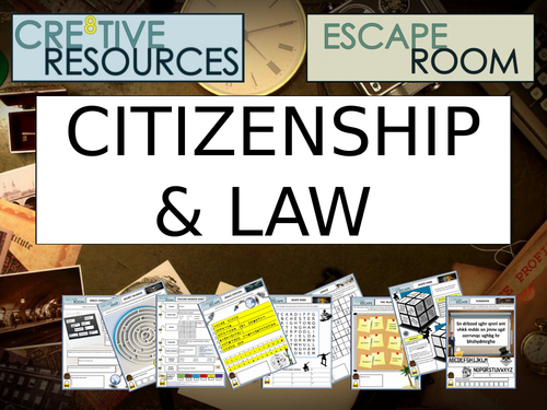 Escape Room - Citizenship Law | Teaching Resources