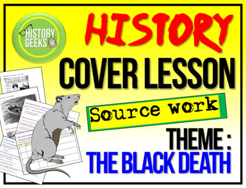 History Cover Lesson - Black Death | Teaching Resources