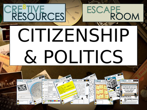 Politics & Citizenship Escape Room | Teaching Resources