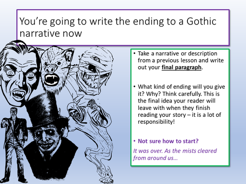 Gothic Endings | Teaching Resources