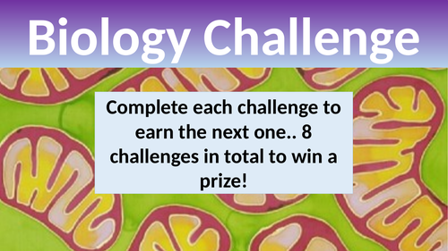 A level Biology Year 1 Challenge game | Teaching Resources