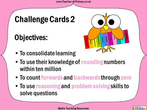 Number and Place Value Challenge Cards - Year 6 | Teaching Resources