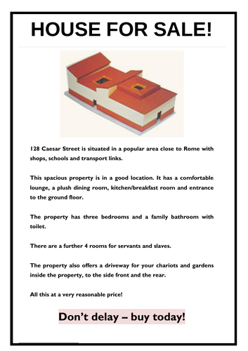 The Romans - Roman Housing | Teaching Resources