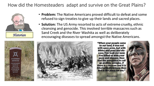 Market Place Activity: How did Homesteaders overcome the problems they ...
