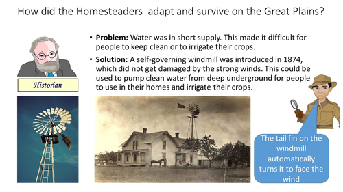 Market Place Activity: How did Homesteaders overcome the problems they ...