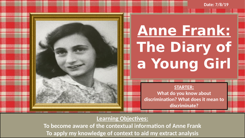 Anne Frank | Teaching Resources