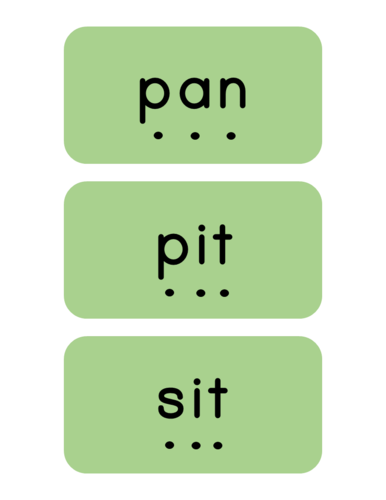 RWI Set 1 Green Word Flashcards for Phonics Mastery: Practice Decoding ...