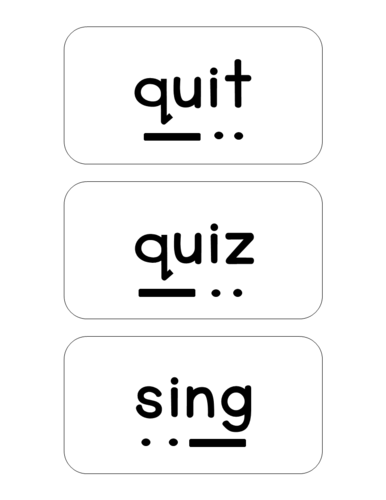 RWI Set 1 Green Word Flashcards for Phonics Mastery: Practice Decoding ...