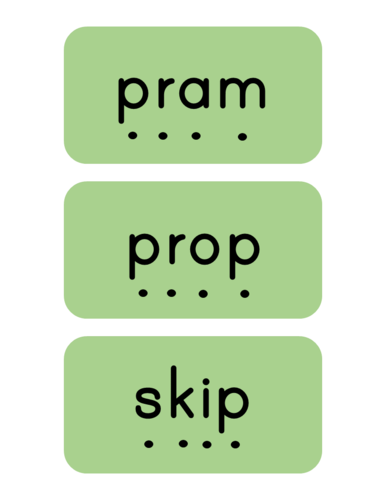 RWI Set 1 Green Word Flashcards for Phonics Mastery: Practice Decoding ...